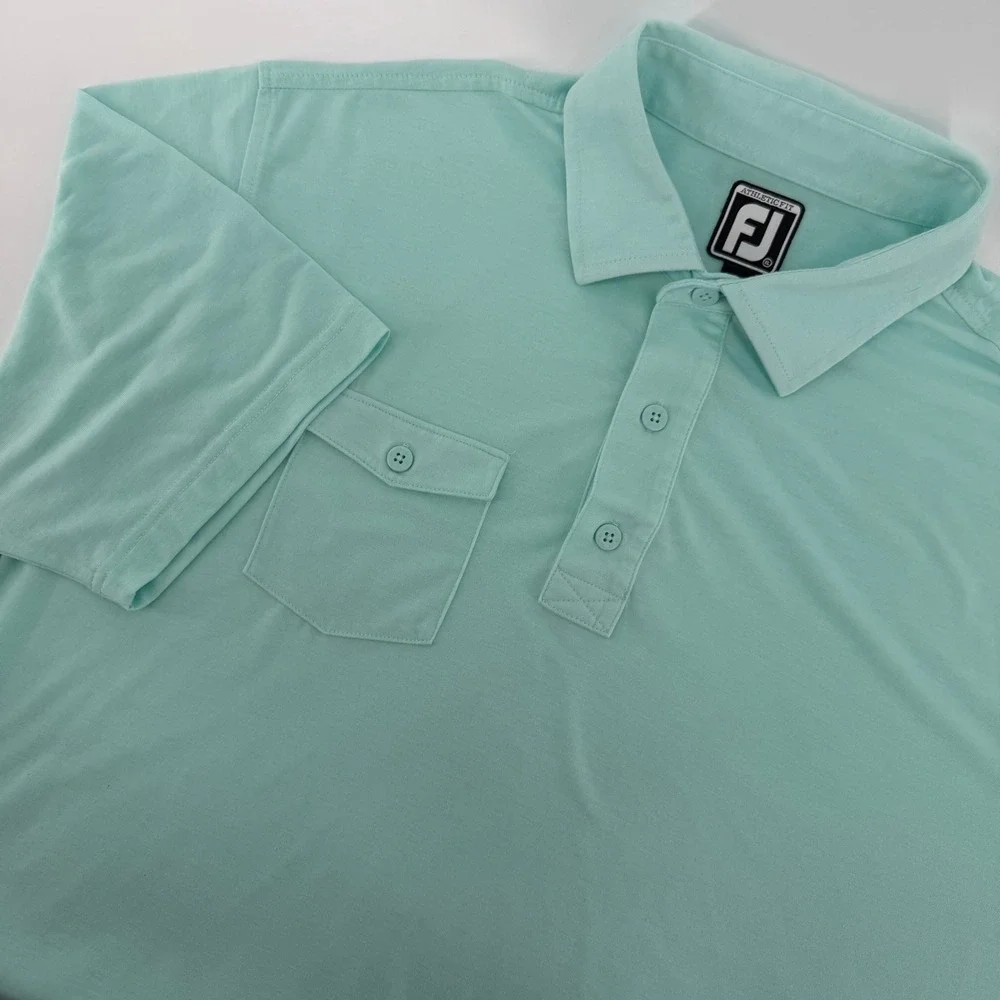 FootJoy | Shirts | Footjoy Polo Shirt Mens Xl Mint Green Athletic Fit ...